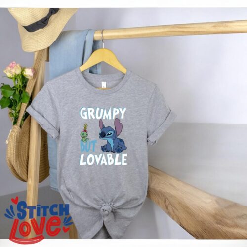 Stitch Grumpy But Lovable Shirt, Stitch Shirt, Lilo And Stitch Shirt ...