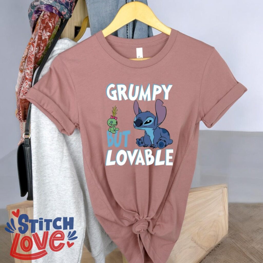 Stitch Grumpy But Lovable Shirt, Stitch Shirt, Lilo And Stitch Shirt ...